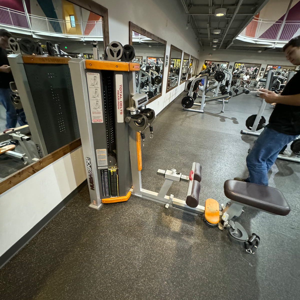 Pre-Owned Star Trac Human Sports Selectorized Total Delts Rear Row / T ...